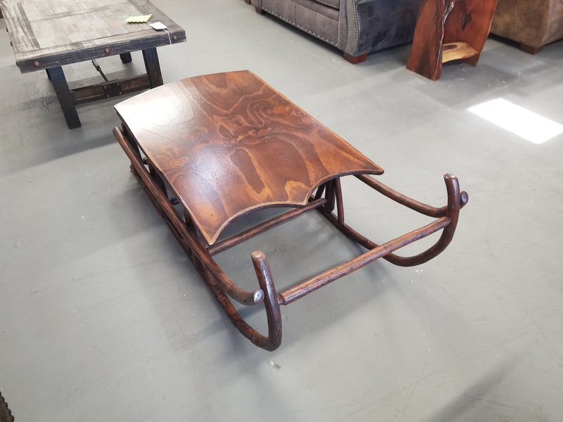 Sleigh Coffee Table - Stock Item! SAVE 50% LAST ONE! – Wades Furniture