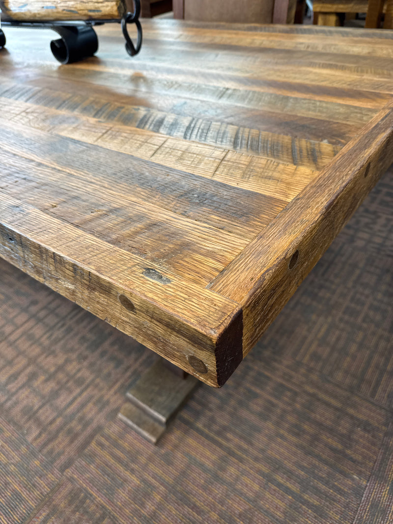 Reclaimed Barnwood 7 foot Dining Table - Stock Item! Save 20%! – Wades ...